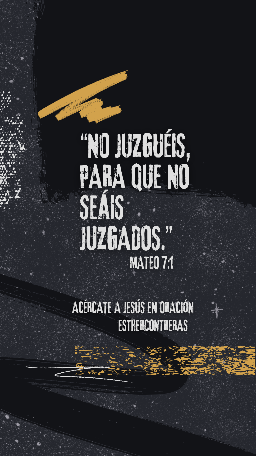 No juzgueis – Esther Contreras